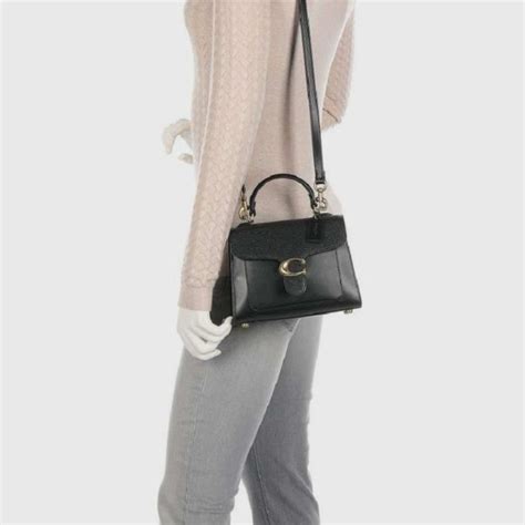 COACH Tabby Top Handle Black