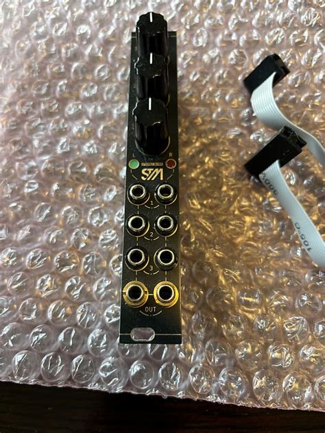 St Modular Stm Stereo Mixer For Modular Eurorack Reverb