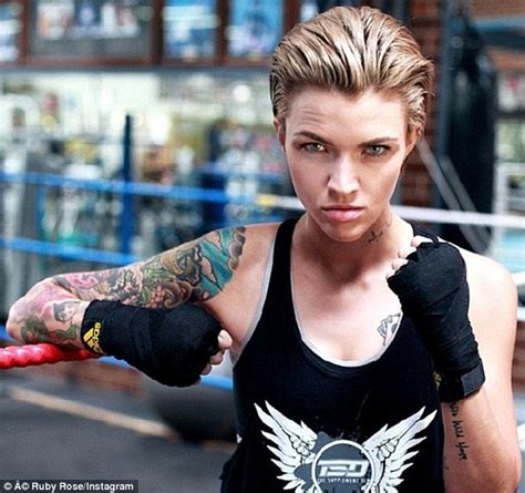 Ruby Rose Flaunts Her Bare Torso And Sets Herself A Two Month Goal To