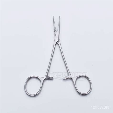 Stainless Steel Curved Tip And Straight Tip Forceps Locking Clamps
