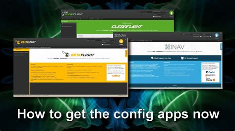 Where To Download The Betaflight Inavflight And Cleanflight Configuration Applications From