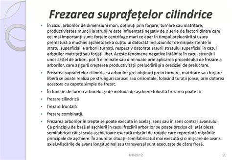 Prelucrarea Pieselor Prin Frezare Pptx