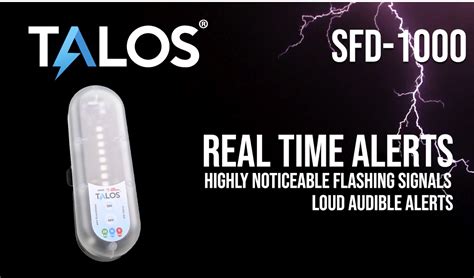 Talos Lightning Detector Model Sfd 1000