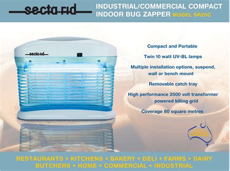 Secta Rid 20 Compact Sr20c Bug Zappers And Replacement Globes