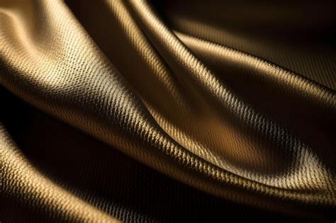 Premium Ai Image Abstract Gold Satin Background