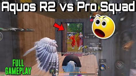 Aquos R2 Vs Pro Squad 😱 Latest Livik Gameplay Pubg Mobile