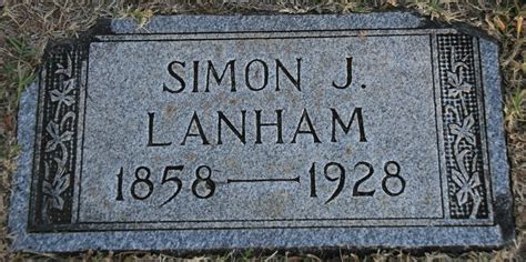 Simon Jesse Lanham 1858 1928 Mémorial Find A Grave