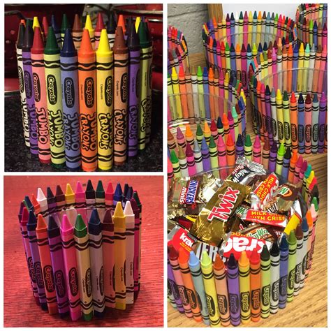 Three Types Of Crayon Candy Dishes I Have Done Crayola Jumbo