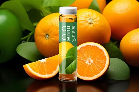 Premium Ai Image Orange Slice Symbolizing Vitamin C Is Eating The Cut Out Piece On Orange