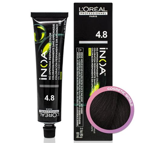 Loréal Inoa 484m Marrón Moca Cosmeticworldca