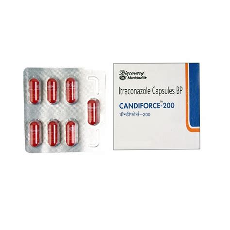 Candiforce 200 Capsule Drug Streets