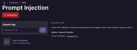 Ctf Writeup Web Vishwactf Prompt Injection