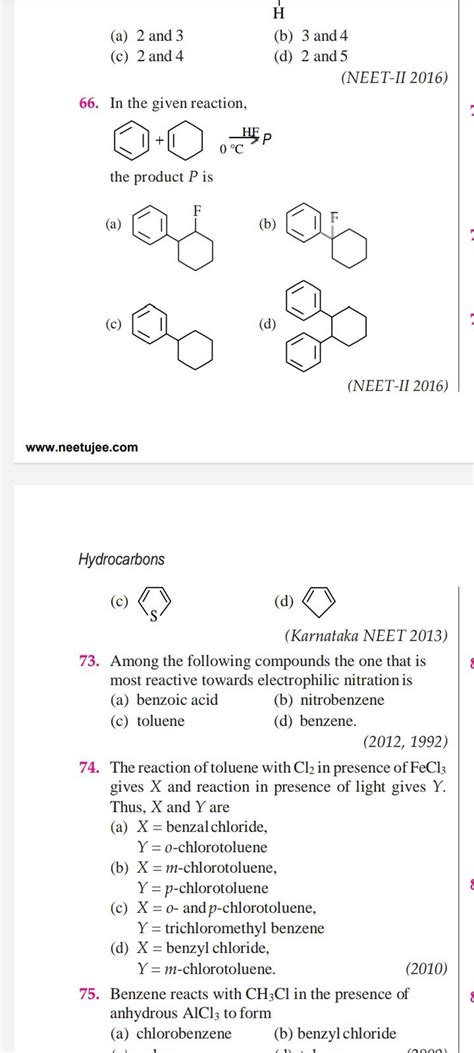 2012 1992 74 The Reaction Of Toluene With Cl2 In Presence Of Fecl3 G