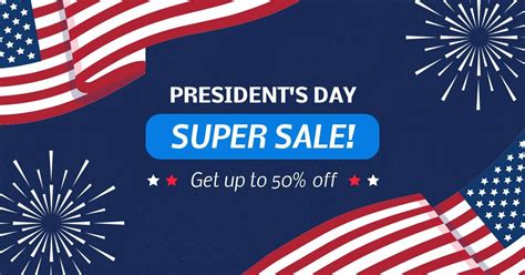 Happy Presidents Day Facebook Post Piktochart
