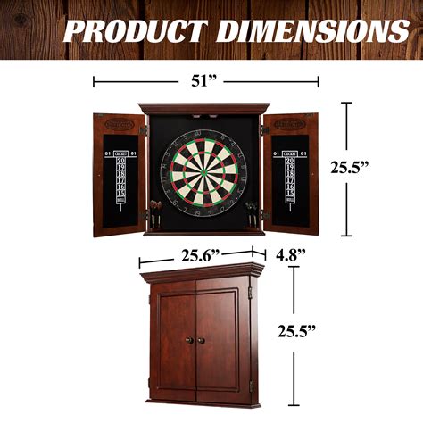 Free Standing Dartboard Cabinet Plans Cabinets Matttroy