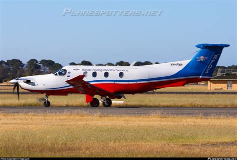 VH FNH Royal Flying Doctor Service Pilatus PC NG PC E Photo By Hugo Lam ID
