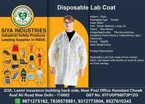 Disposable White Lab Coats At ₹ 70piece Disposable Lab Coat In New