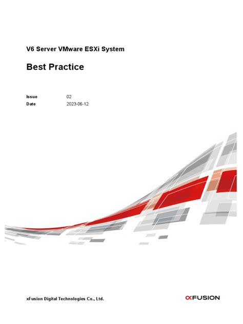 V6 Server Vmware Esxi System Best Practice 02 Pdf