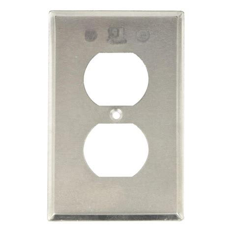 Tapa Rectangular Para Contacto Duplex De 11 6 X 7 1 Cm The Home Depot
