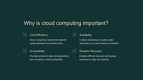 Benefits Of Cloud Computing Key Points 👉 Pptx