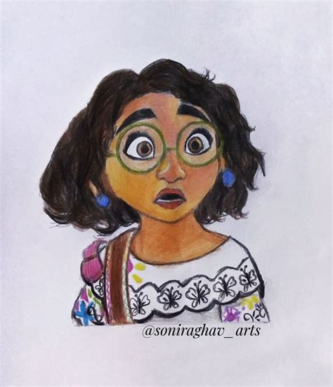 Mirabel Madrigal Drawing By Soni Raghav Arts Disneyprincess Disney Encanto Princess