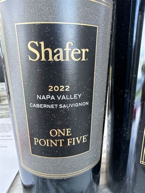 2022 Shafer Cabernet Sauvignon One Point Five Usa California Napa