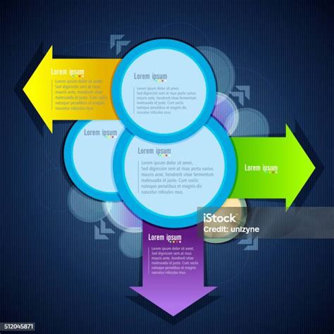 Info Graphic Background With Arrows向量圖形及更多三角形圖片 三角形 信息圖形 單線 Istock