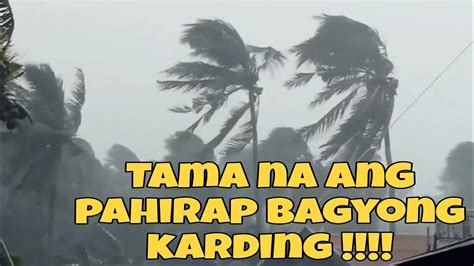 EPEKTO NG BAGYONG KARDING ! TULOY LANG SA BUHAY !!! - YouTube