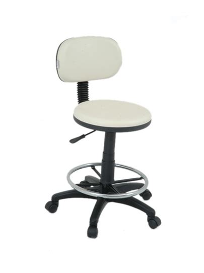 Lab Stool With Backrest