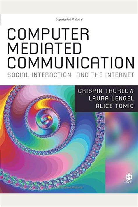 buy computer mediated communication book by crispin thurlow