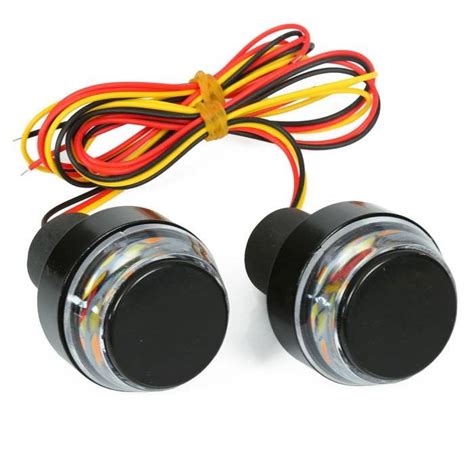 2in1 Motorrad Lampen Auf Das Hinterrad In Den Griff DUAL COLOR
