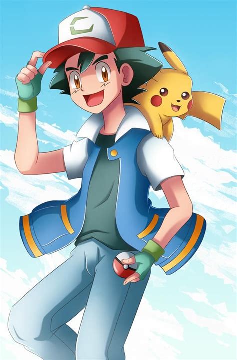 Ash And Pikachu By Bicoitor On Deviantart Personagens Pokemon