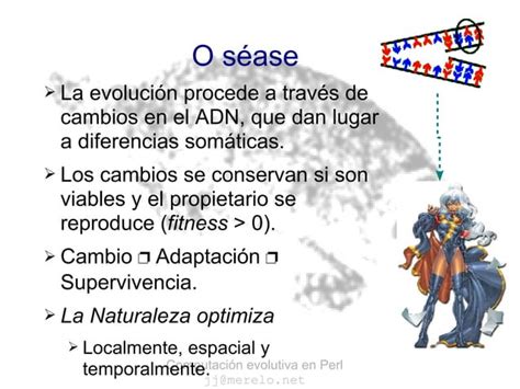 Computación evolutiva en Perl PPT