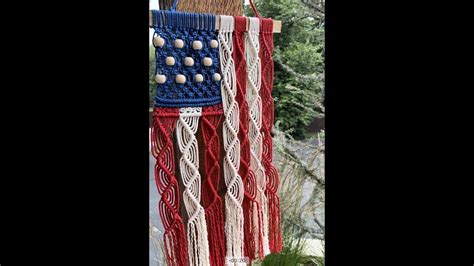 American Flag Macrame Pattern At Clifton Figueroa Blog