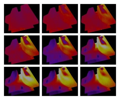 Visualization Example With Evolution Of The 3d Thermogram Over Time