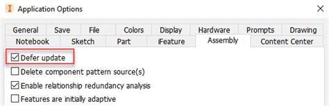 Is There A Way To Prevent Inventor From Updating Sub Assemblies