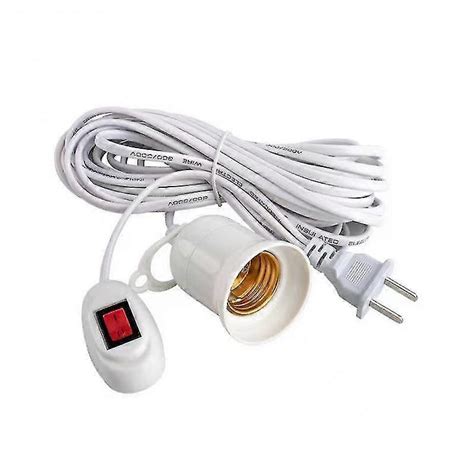 E27 Suspension Universal Screw Socket With Switch Lamp Plug Holder