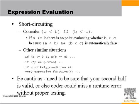 Chapter 6 Control Flow Programming Language Pragmatics Michael