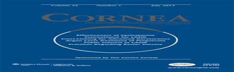 Allograft Ocular Surface Stem Cell Transplantation Outcomes Cornea