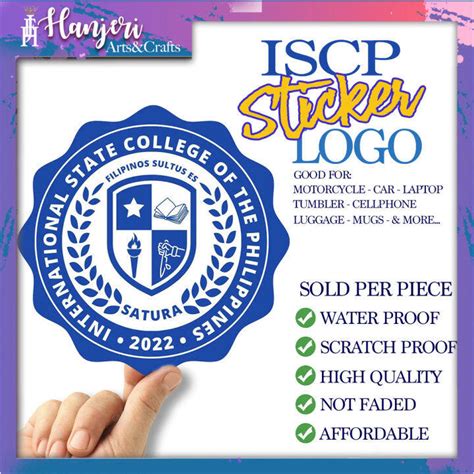 Vinyl Stickers Iscp International State College Of The Philippines