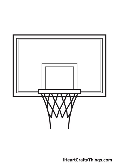 Basketball And Hoop Drawing Easy At Ellie Roseby Blog