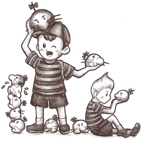 Lucas And Ness Coloring Pages 2025 Lucas And Ness Coloring Pages 2025