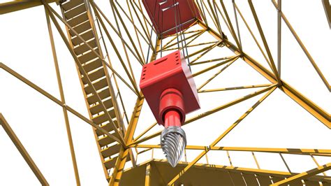 3d Drilling Rig Platform Turbosquid 2206684
