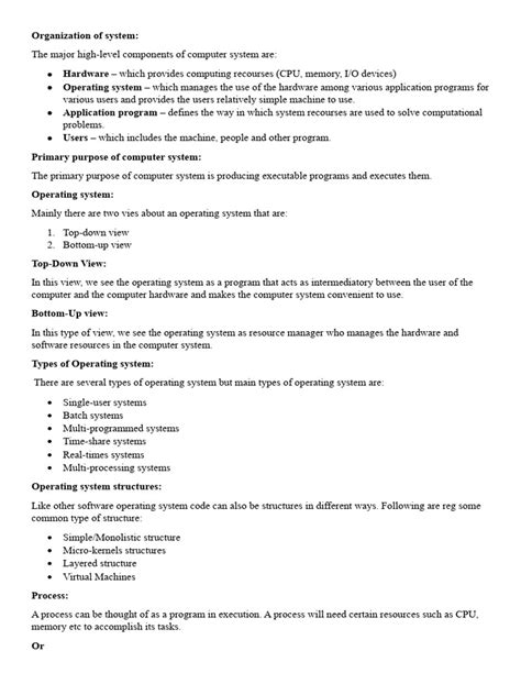 Operating System Download Free Pdf Scheduling Computing Process