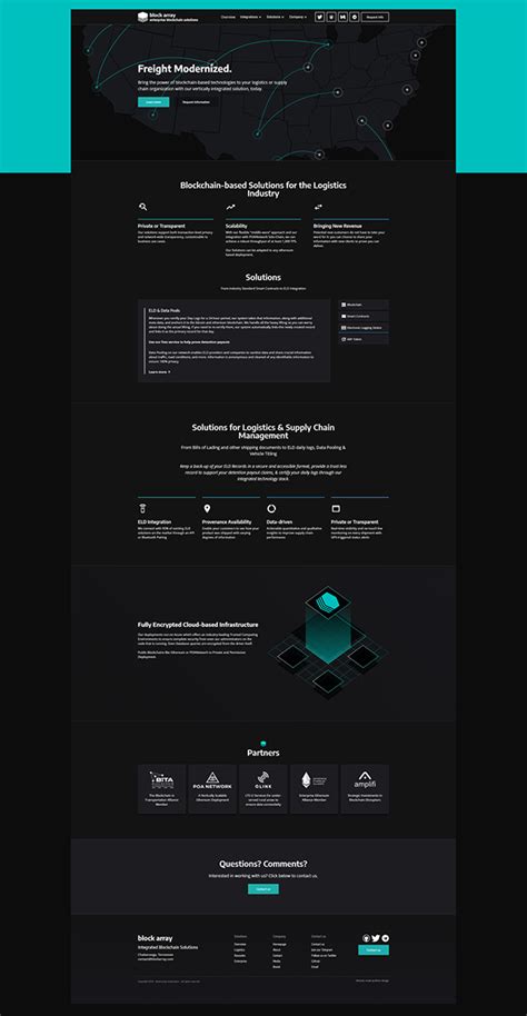 Block Array Branding Website Design On Behance