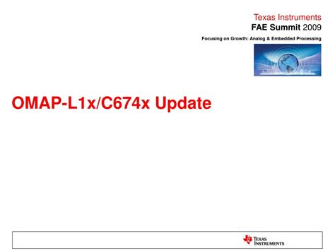 PPT TI Embedded Processors Portfolio Update Focusing On Growth PowerPoint Presentation ID