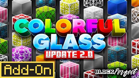 Colorful Glass By Block Perfect Studios Chunk Minecraft Bedrock