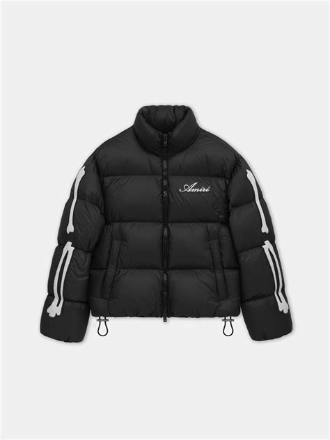Bones Down Jacket Black Amiri