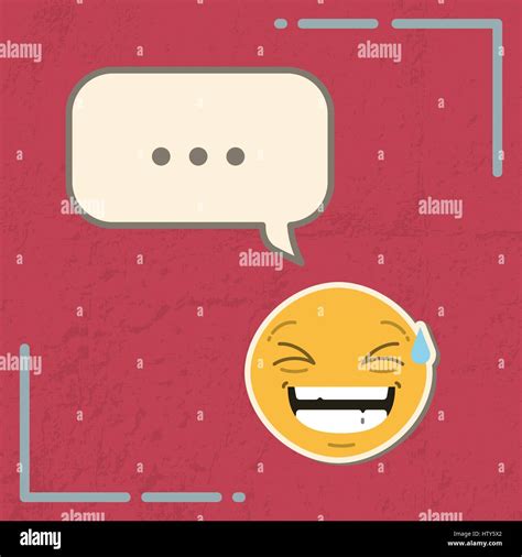 Carte De Vecteur Avec Rire Emoji Image Vectorielle Stock Alamy