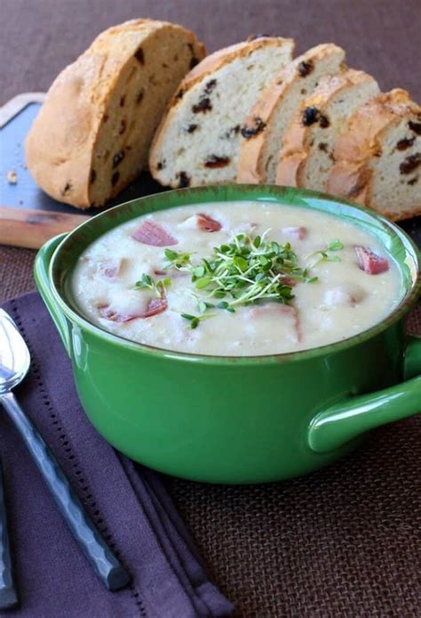 Creamy Potato And Corned Beef Chowder Leftover Corned Beef Recipe